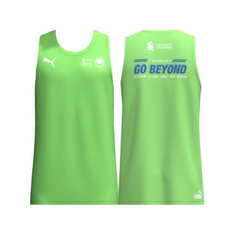 Jual Standard Chartered Singapore Marathon SCSM 2024 Race Singlet Puma ...