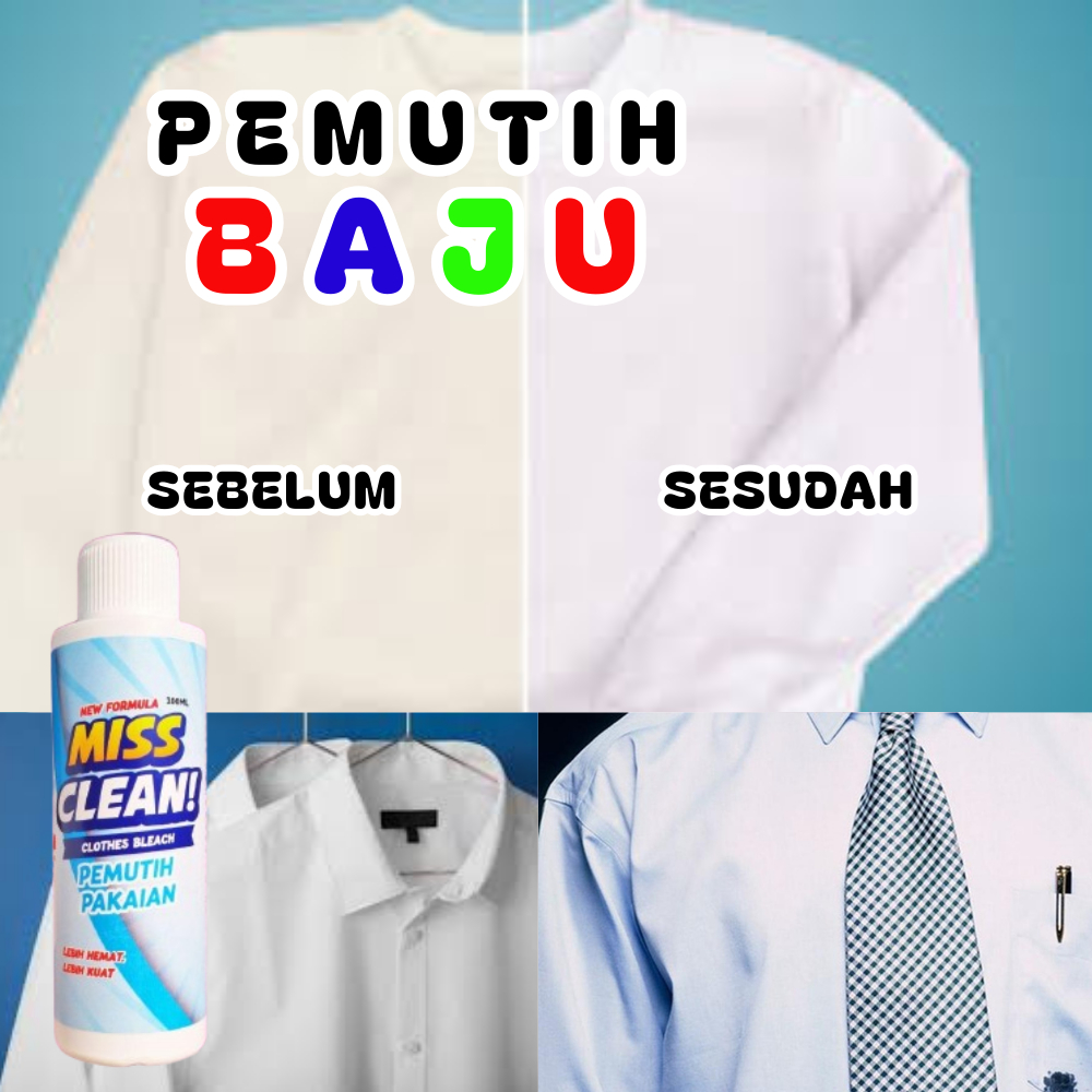 Jual Cairan Pemutih Pakaian Putih Ampuh Untuk Memutihkan Baju Kusam ...