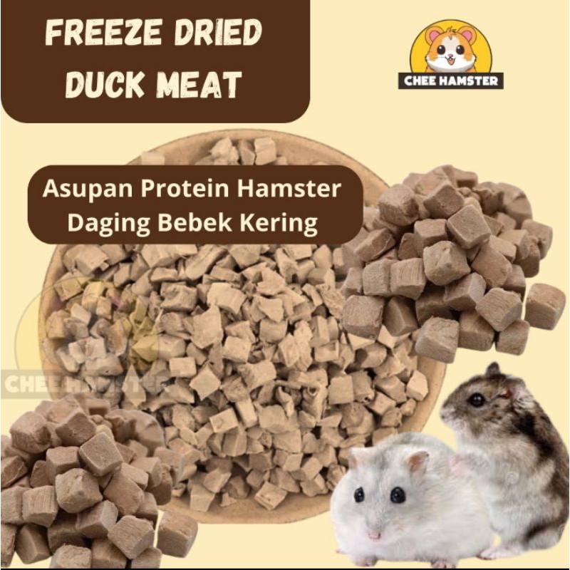 Jual Duck Meat Freeze Dried Protein Snack - Asupan Protein Daging Bebek ...