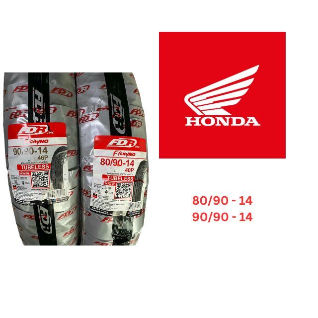 Jual BAN TUBELESS MATIC FDR FLEMINO 80/90-14 , 90/90-14 100 % ORIGINAL ...