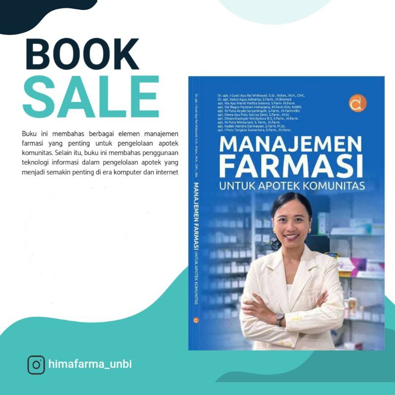 Jual 12.12!!! Buku Manajemen Farmasi Untuk Apotek Komunitas | Shopee Indonesia