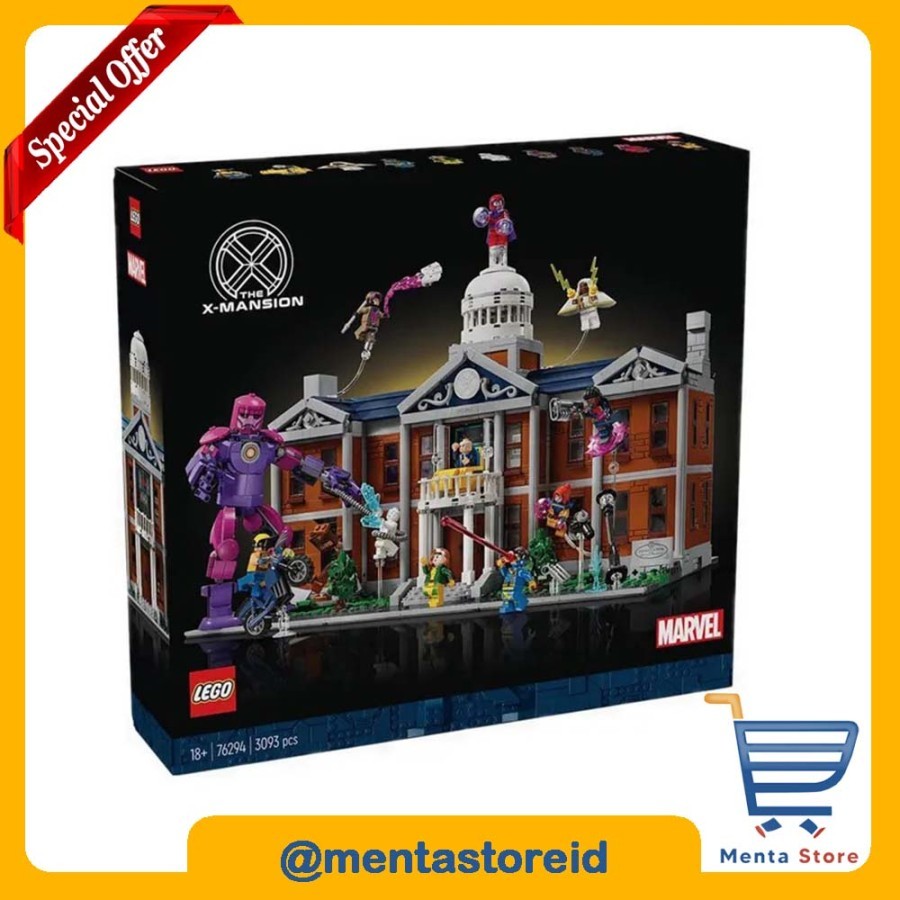 Jual LEGO Marvel 76294 Marvel X-Men: The X-Mansion Wolverine Prof X ...