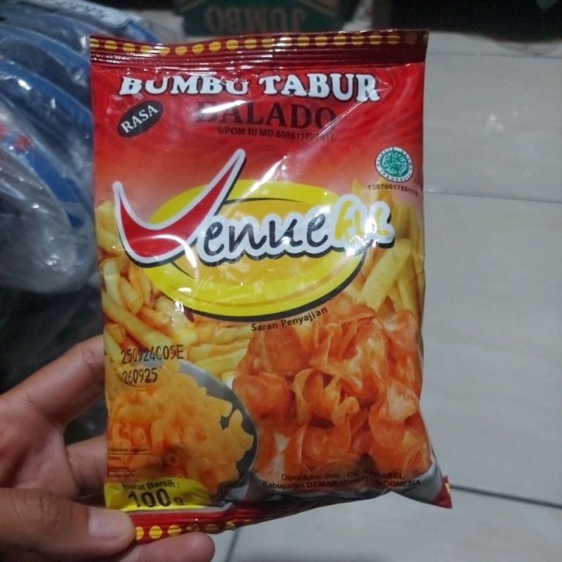 Jual Bumbu tabur rasa balado venue 100g | Shopee Indonesia
