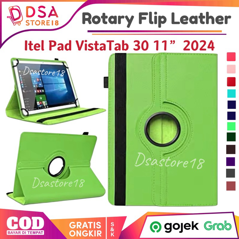 Jual Itel Pad Vista tab 30 10.95 inch 2024 Case Rotary Leather Flip ...