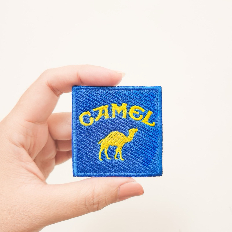 Jual PATCH BORDIR FASHION / BADGE BORDIR CAMEL TROPHY BLUE / CAMEL IRON PATCH | Shopee Indonesia