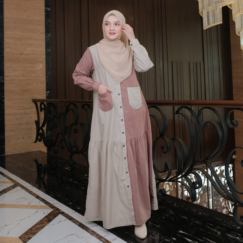 Jual SaRaYa Gamis / Gamis full katun / Gamis kancing / gamis lebaran ...