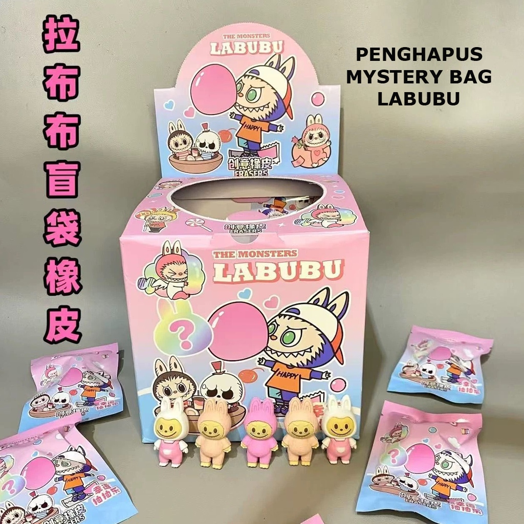 Jual PENGHAPUS MISTERY BAG LABUBU ER-1692 BLIND BOX BLINDBOX HAPUSAN ...