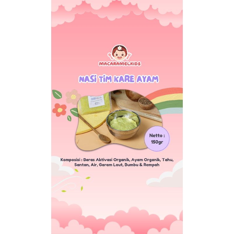 Jual Macaramelkids | Bubur sop sumsum, bubur hati ayam, tim kare ayam, tim lodeh ayam, tim lodeh ...