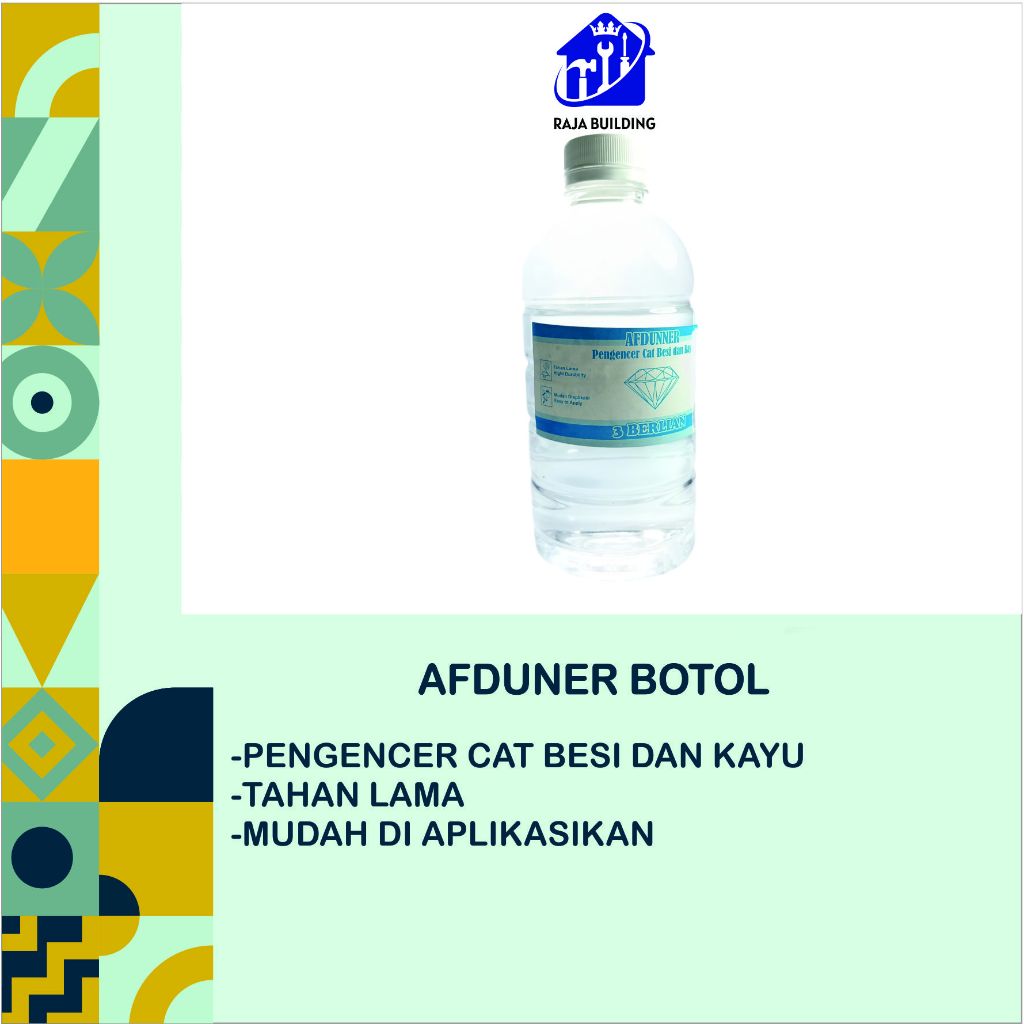Jual AFDUNNER BOTOL/THINNER/PENGENCER CAT | Shopee Indonesia