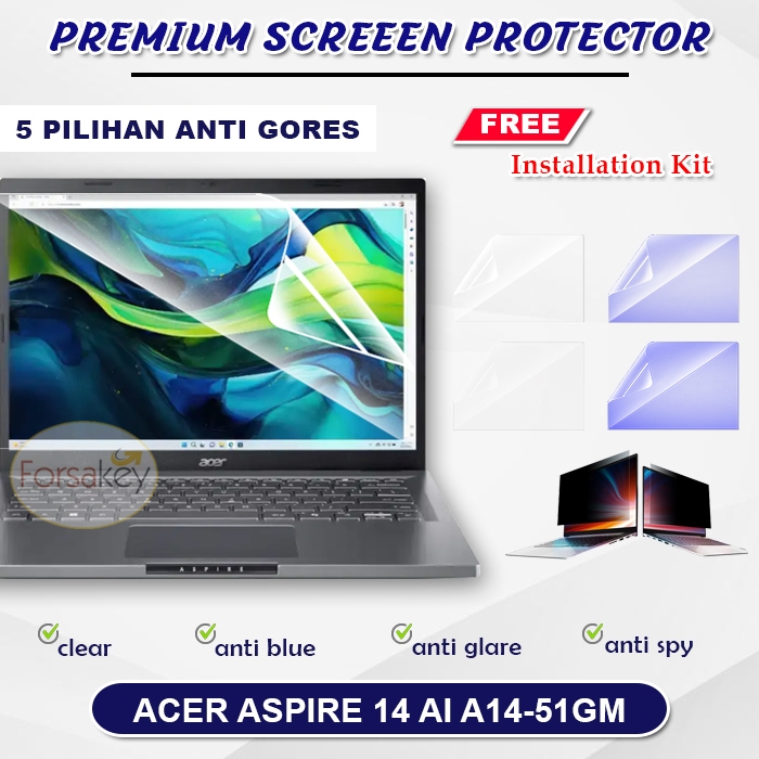 Jual Laptop Acer Aspire 14 Ai A14-51GM A14 51GM 14" Inch ( ANTI SPY ...