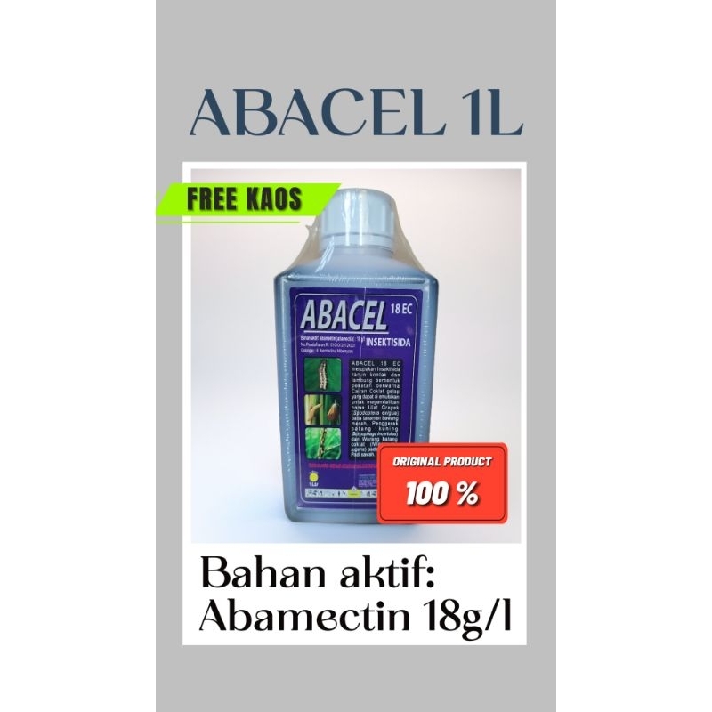 Jual Insektisida Abacel 18 EC (Abamectin 18g/l)1L 100% Original product ...