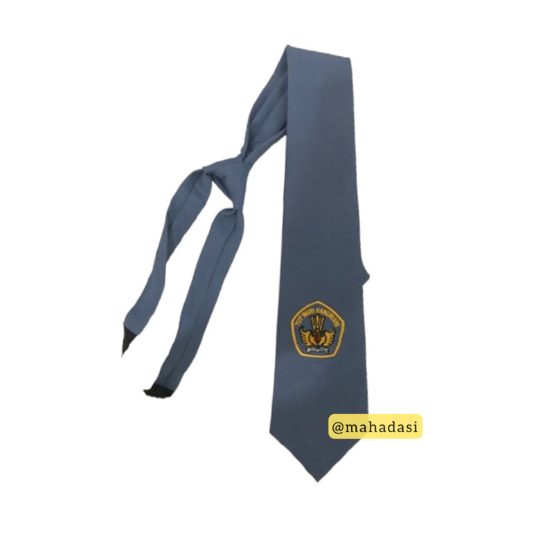 Jual Dasi SMA abu logo bordir Tut Wuri Handayani | Dasi SMA instan ...