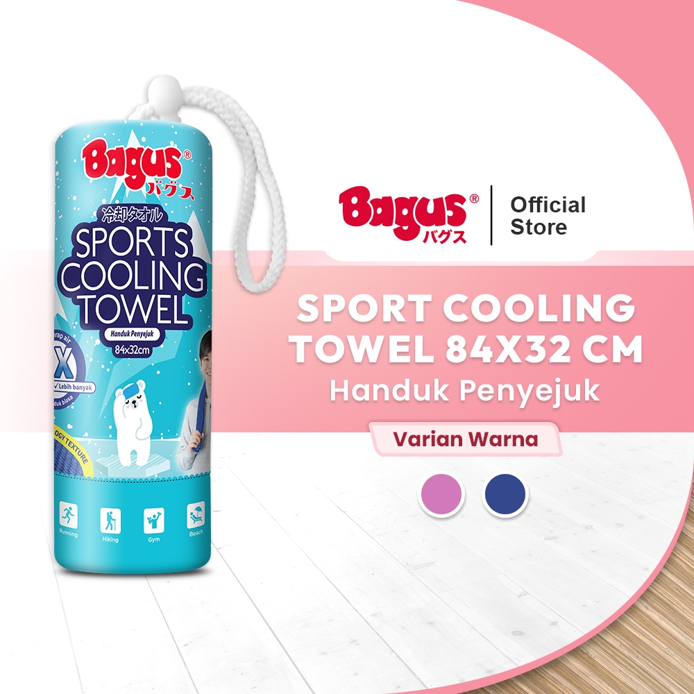 Jual Bagus Handuk Olah Raga Dingin Sport Cooling Towel Ukuran 84x32 cm ...