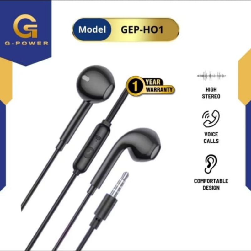 Jual G-POWER Headset Gep H01 High Stereo | Shopee Indonesia