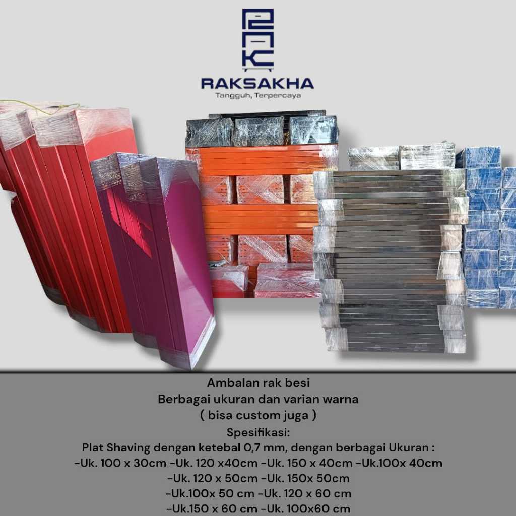 Jual ambalan rak besi 100x60 ( 2 tulangan ) tatakan rak besi | Shopee ...