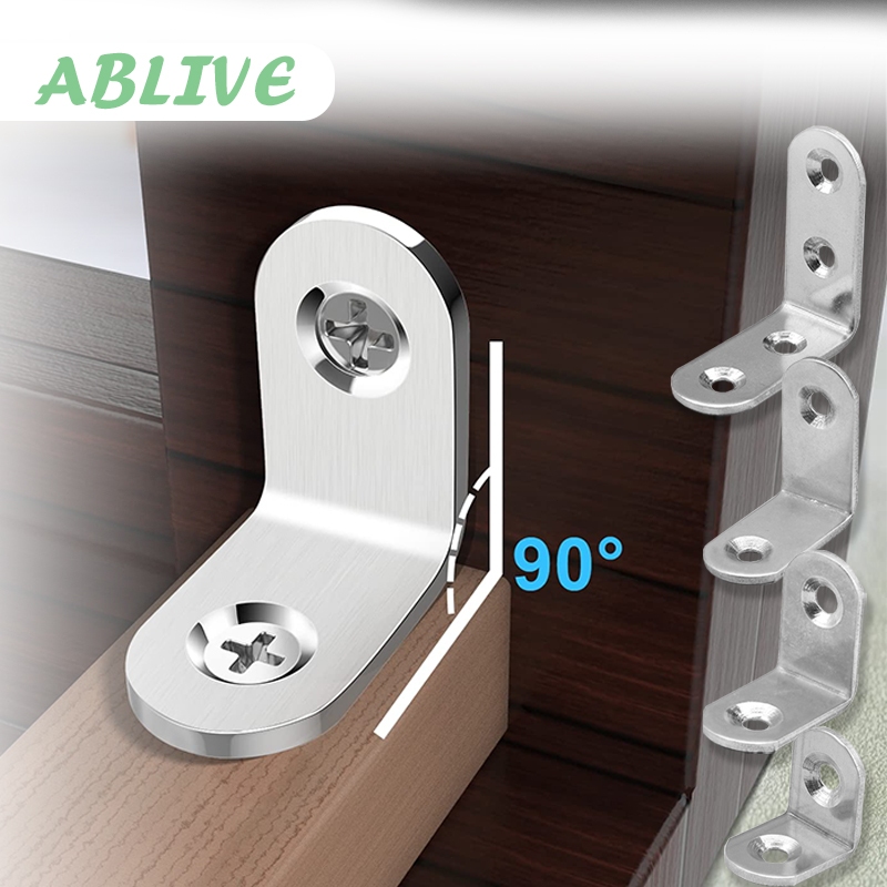 Jual Isi 10 Plat Siku L Stainless Steel Siku Penyangga Rak Dinding ...