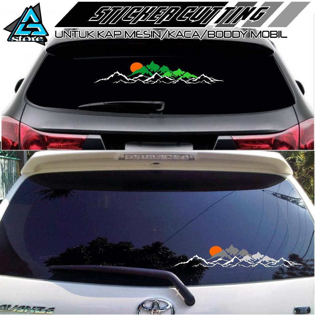 Jual STIKER BODDY DAN KACA BELAKANG MOBIL/STIKER CATING.153/STIKER ...