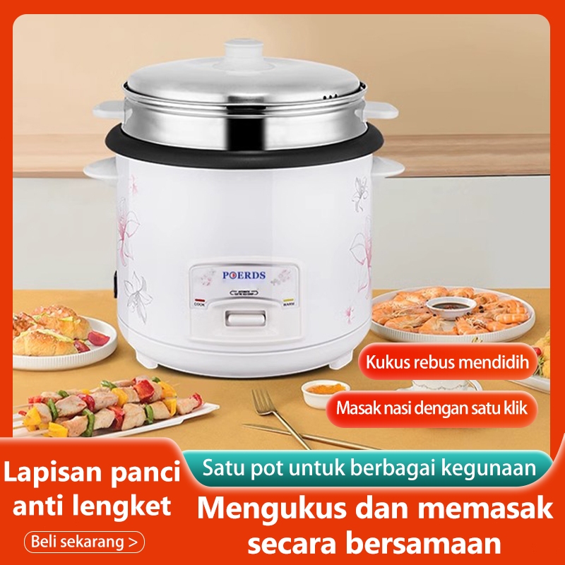 Jual Hibiki Magic com mini 1,5 Liter With steamer Rice cooker 350W low ...