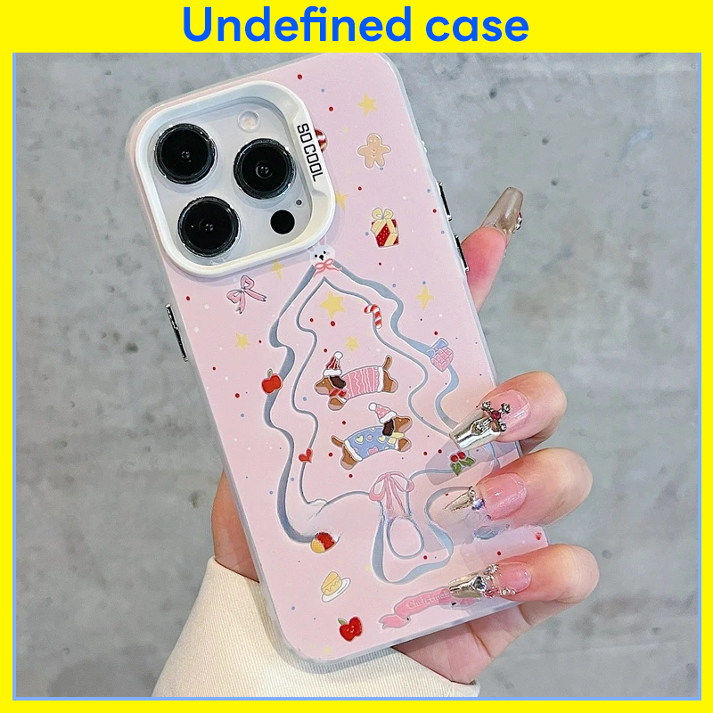 Jual Undefined case-Pohon Natal berwarna merah muda-iPhone Berlaku ...