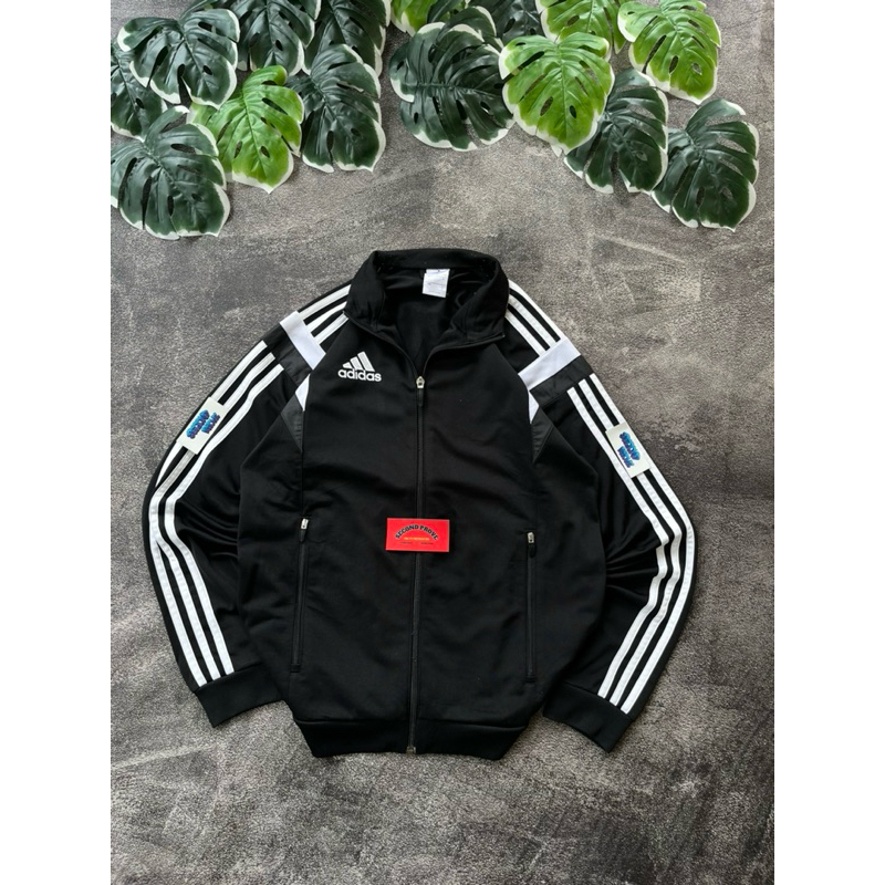 Jual TRACKTOP ADIDAS HITAM GARIS PUTIH ORIGINAL | Shopee Indonesia