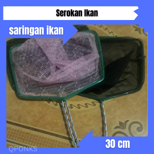 Jual Serokan ikan / serokan untuk akuarium / kolam 30 cm | Shopee Indonesia
