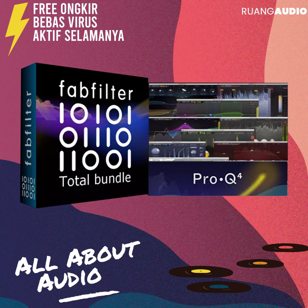 Jual Fabfilter Total Bundle 2025.05.15 Pro Q4 ( Full Activated ) WIN/MAC | Shopee Indonesia