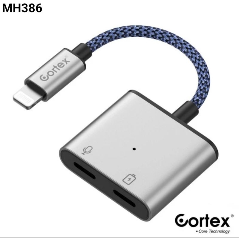 Jual Cortex MH386 Splitter 2in1 Lightning to Lightning + Lightning PUBG ...