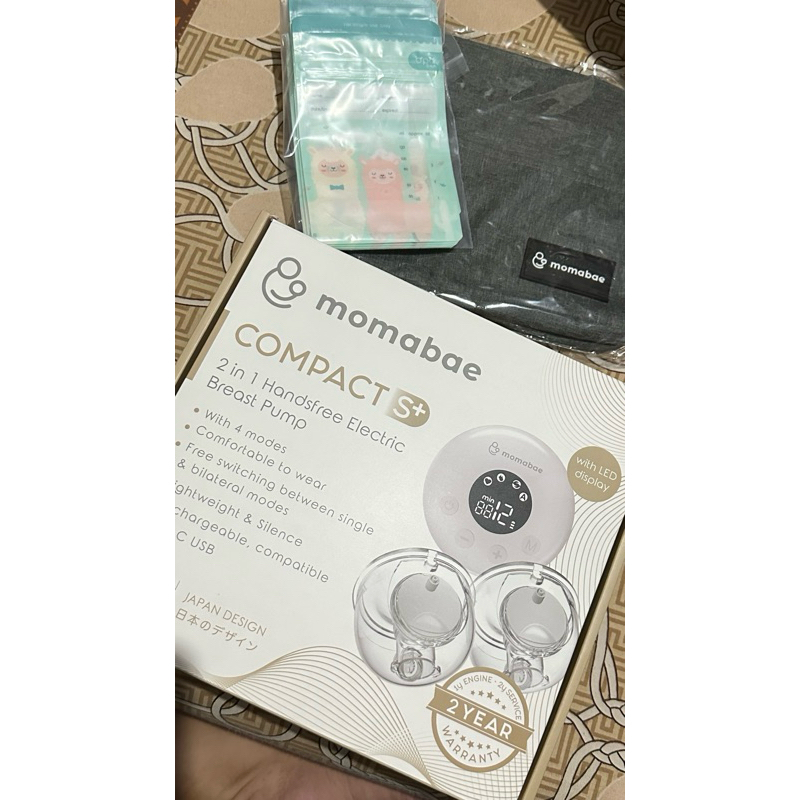 Jual Momabae Compact S+ Breat Pump Electric - Preloved (Free Coolerbag ...