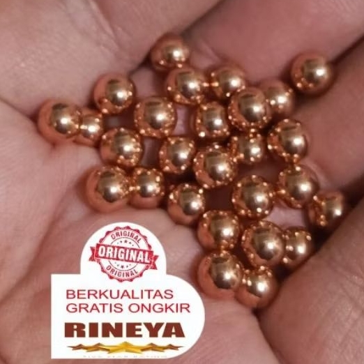 Jual bola besi bearing sepeda steel balls 6mm warna rose gold besi ...