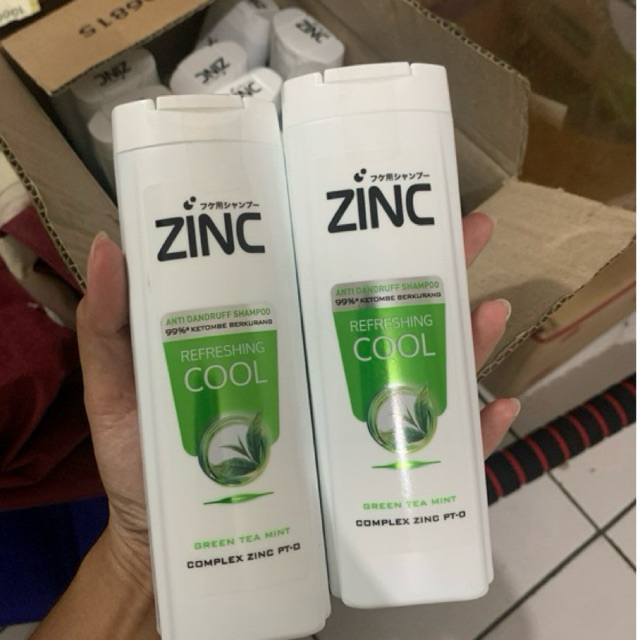 Jual Zinc Refreshing Cool Anti Dandruff Shampoo 170ml | Shopee Indonesia