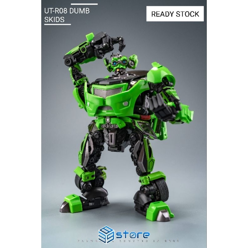 Jual Unique Tous UT-R08 Dumb Transformers Skids R.O.T.F Figure | Shopee ...