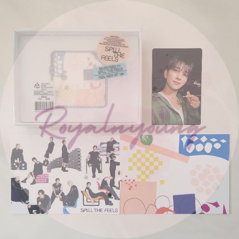 Jual Photocard PC SEVENTEEN SVT SPILL THE FEELS FEEL NEW KIT Ver ...