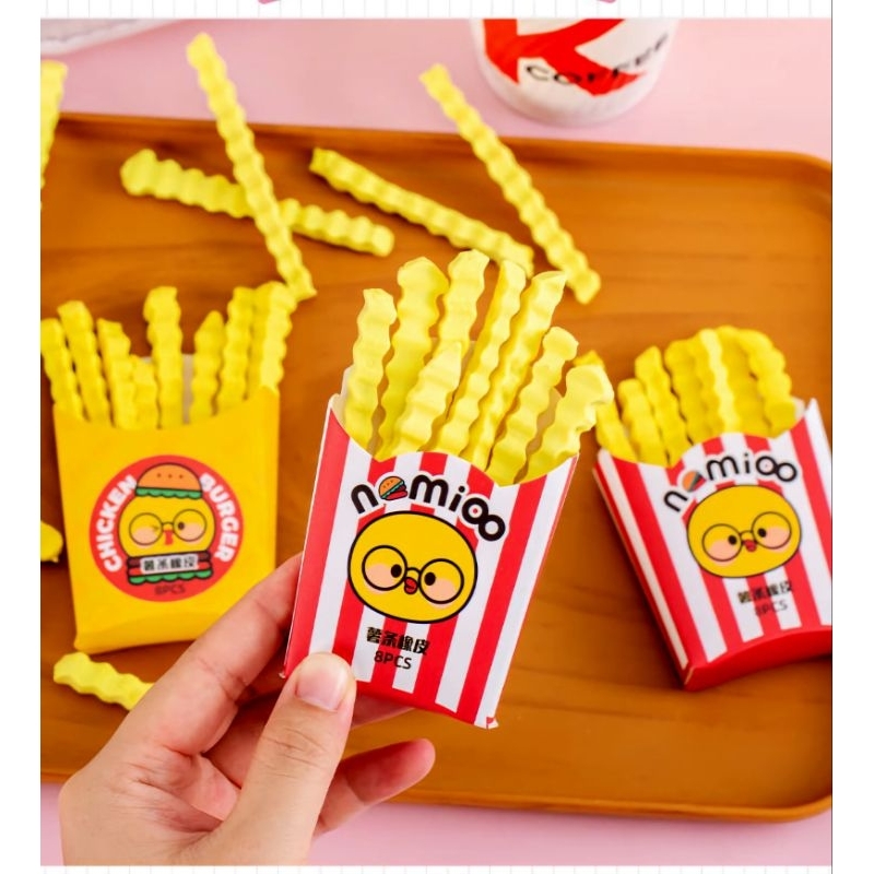 Jual PENGHAPUS LUCU UNIK KENTANG GORENG FRENCH FRIES PENGHAPUS MAKANAN ...