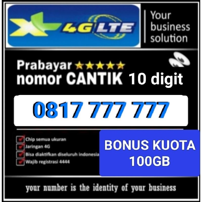 Jual perdana XL rajanya paket super hemat dan nomor cantik nya luar ...