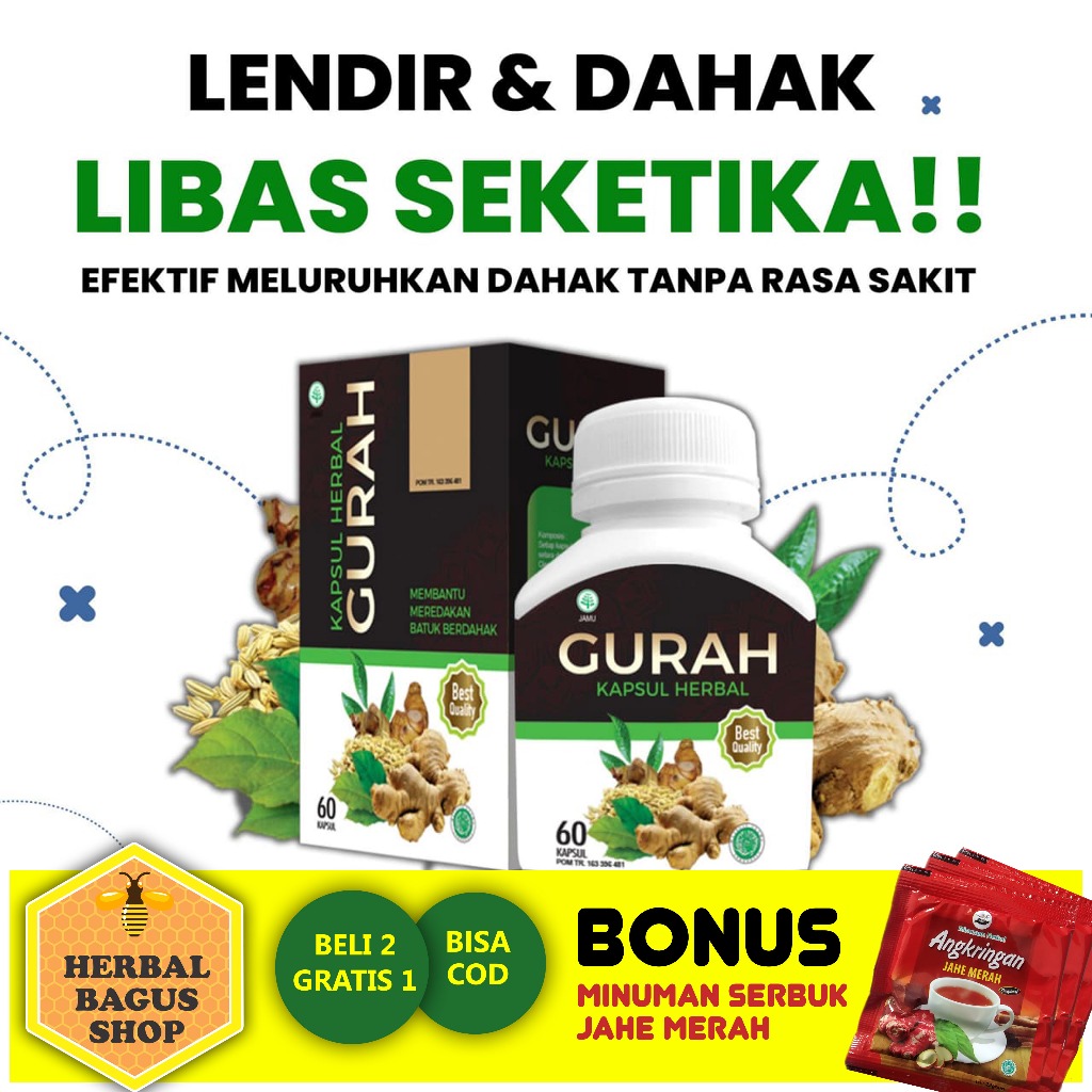 Jual Obat Gurah Herbal Dahak dan Lendir Membersihkan Paru paru Napas ...