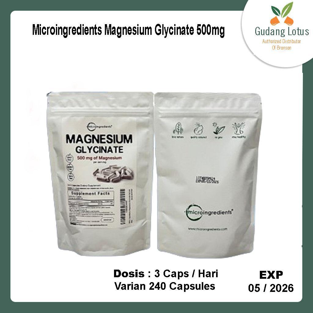 Jual Micro Ingredients Microingredients Magnesium Glycinate 500mg ...