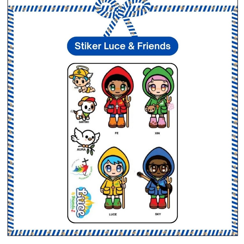 Jual Stiker Luce & Friends Maskot Tahun Yubelium | Shopee Indonesia