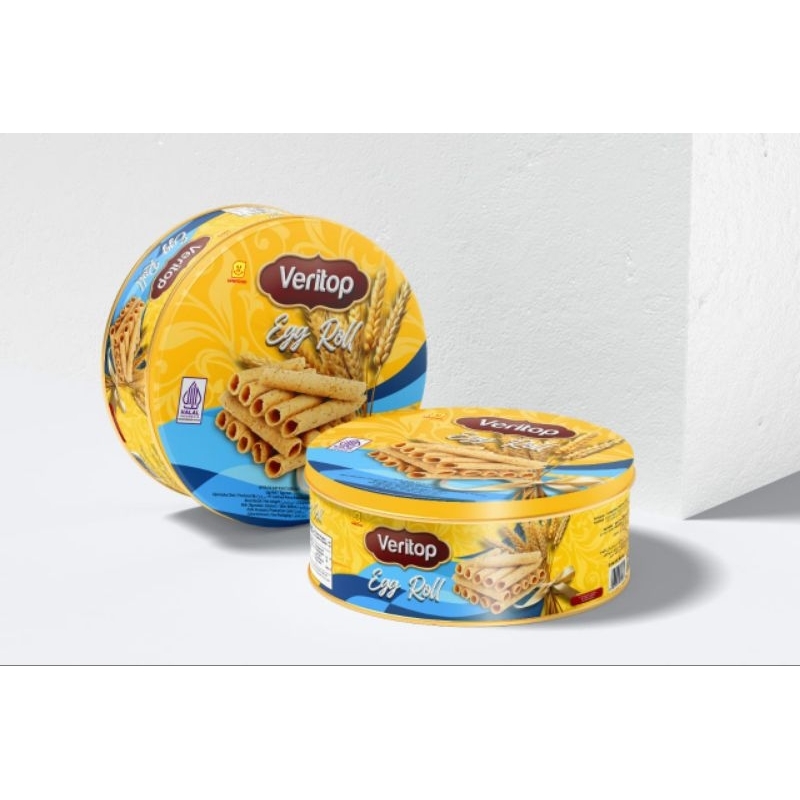 Jual VERITOP EGGROLL KALENG 210GR | Shopee Indonesia