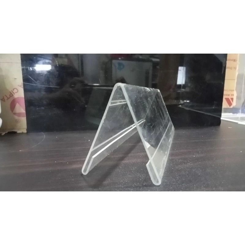 Jual Tempat brosur akrilik size A5 Lanscape / Tent card akrilik / Tent ...