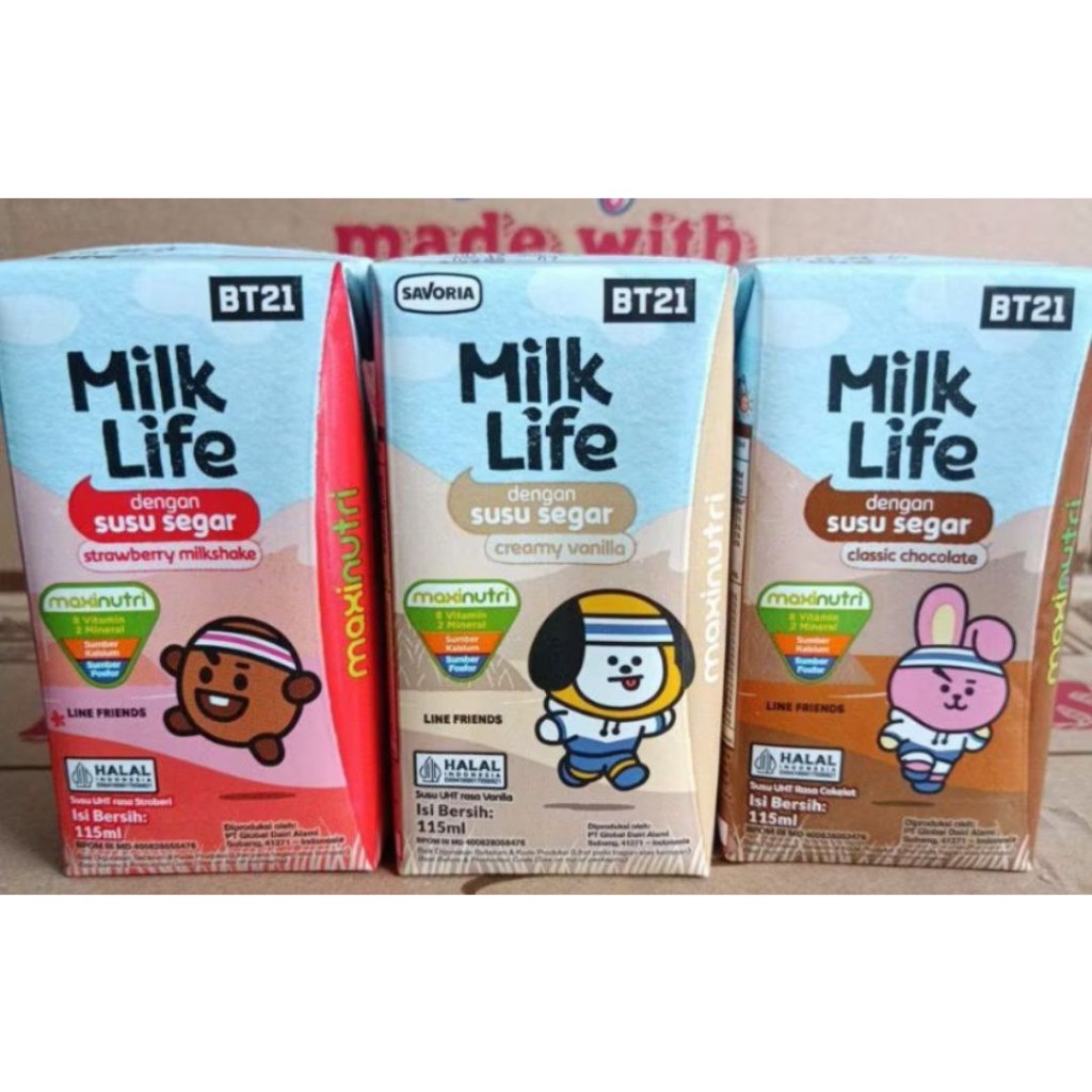 Jual MILK LIFE SUSU SEGAR UHT 115 ML | Shopee Indonesia