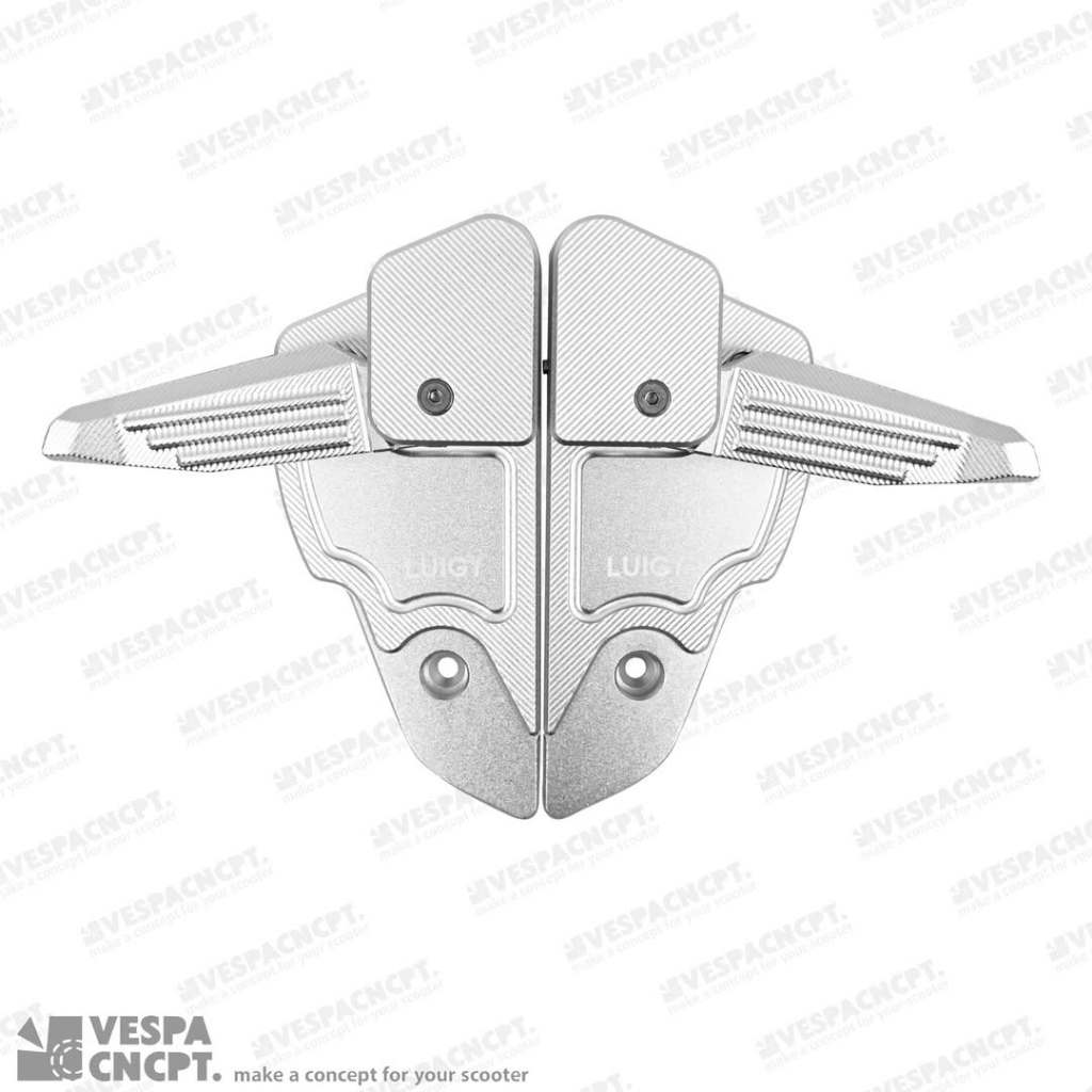 Jual Footstep Luigy Cnc Full Silver Vespa Sprint Primavera 3v Iget Abs ...