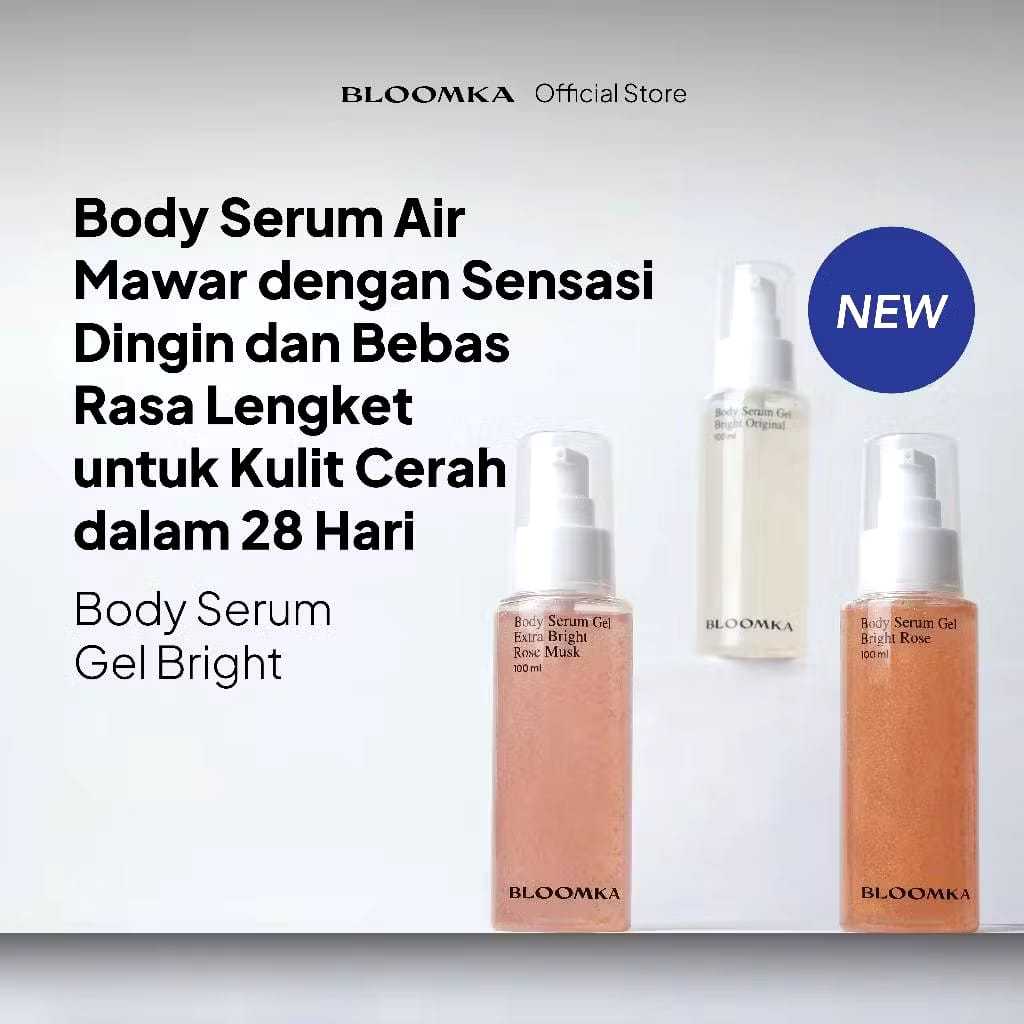 Jual Bloomka Body Serum Gel Bright (Mencerahkan, Mengencangkan ...