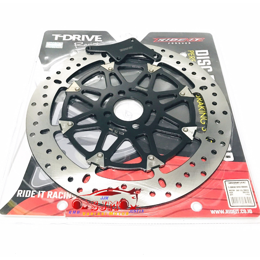 Jual DISC BRAKE 300MM SMASH-smash new-SHOGUN 125 baut 4 bentuk datar ...