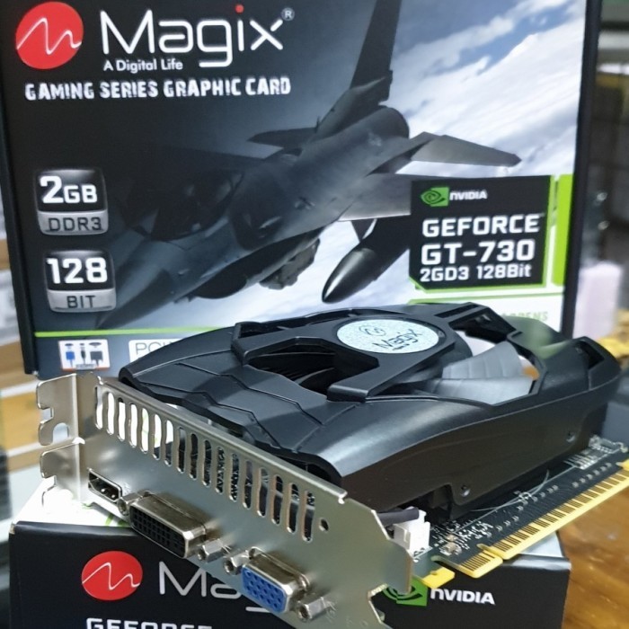 Jual VGA NVIDIA GeForce GT730 Magix Original DDR3 2GB Hemat Listrik ...