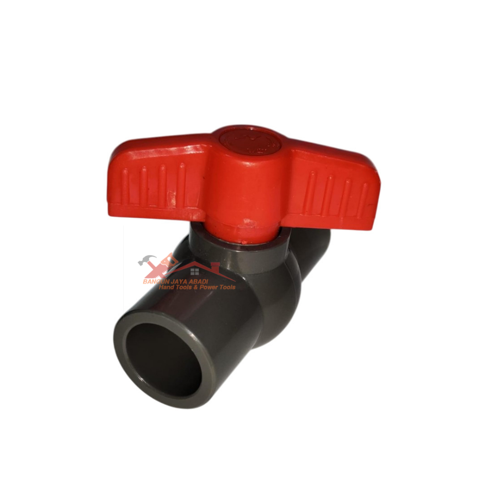 Jual Stop Kran Pvc polos Ball valve 20mm 1/2 inch (bukan ukuran umum ...