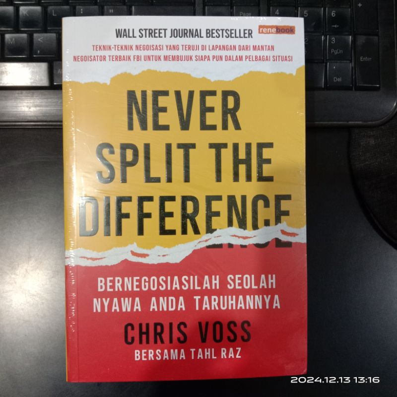 Jual Never Split The Difference Bernegosiasilah Seolah Nyawa Anda Taruhanya CHRIS VOSS Rene ...