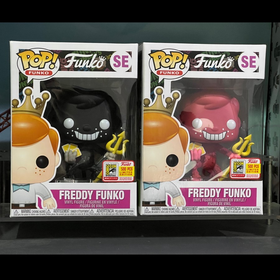 Jual Funko POP! FREDDY FUNKO as Cuphead Devil - RED - SDCC Special ...