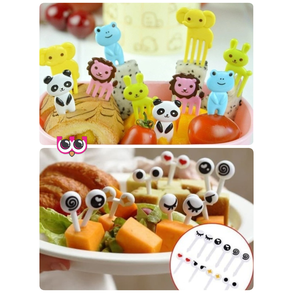 Jual DREAMLAND TUSUK BENTO MINI KARAKTER ISI 10 GARPU ANAK LUCU BENTO ...