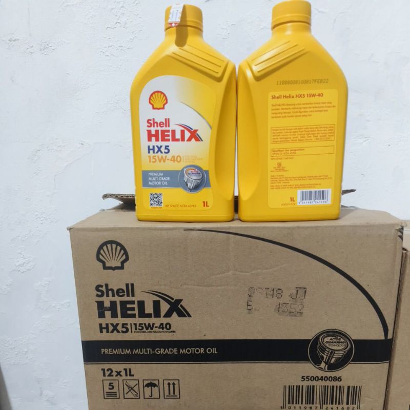 Jual HARGA GROSIR OLI SHELL HELIX HX5 1L 1 DUS ISI 12BOTOL | Shopee ...