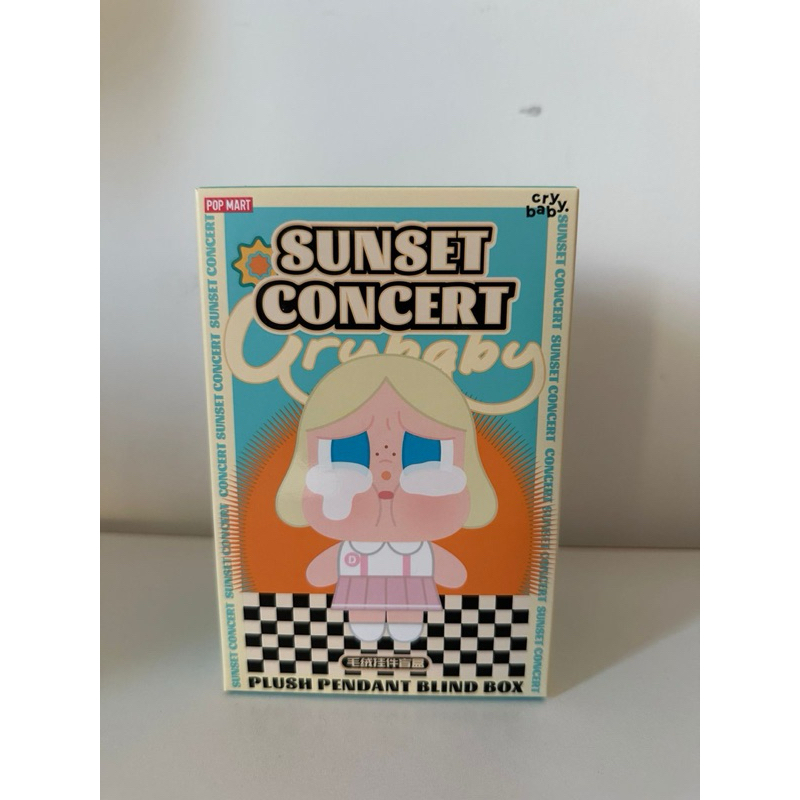Jual POPMART ORIGINAL CRYBABY SUNSET CONCERT SELECTED PINK WHITE ...